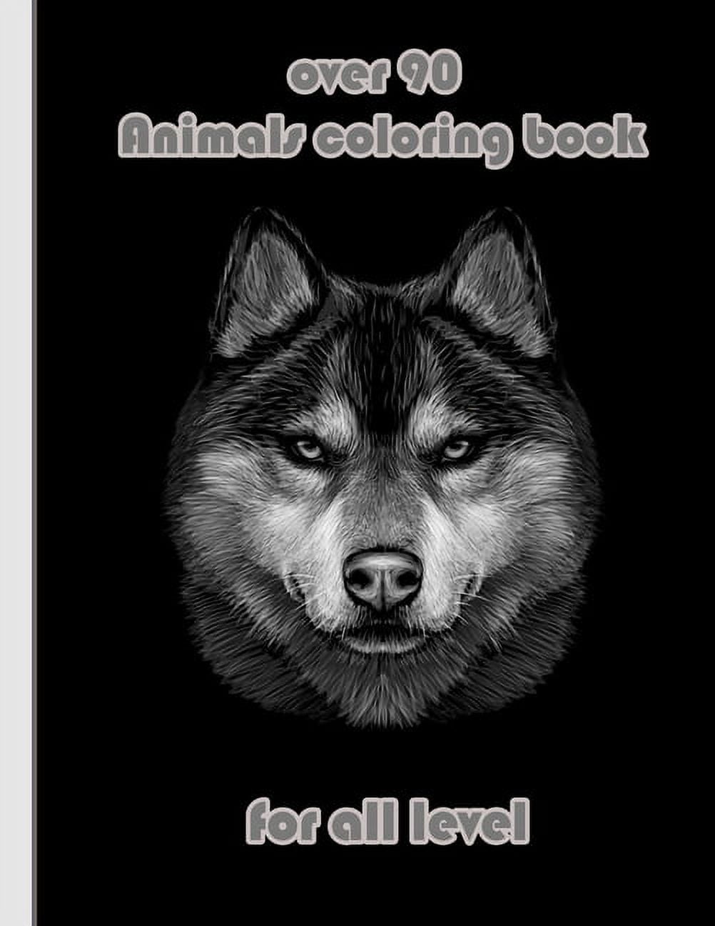 over 90 Animals coloring book for all level: An Adult Coloring Book ...