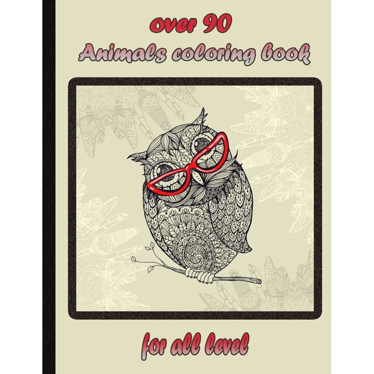 adult coloring pages animal patterns owl