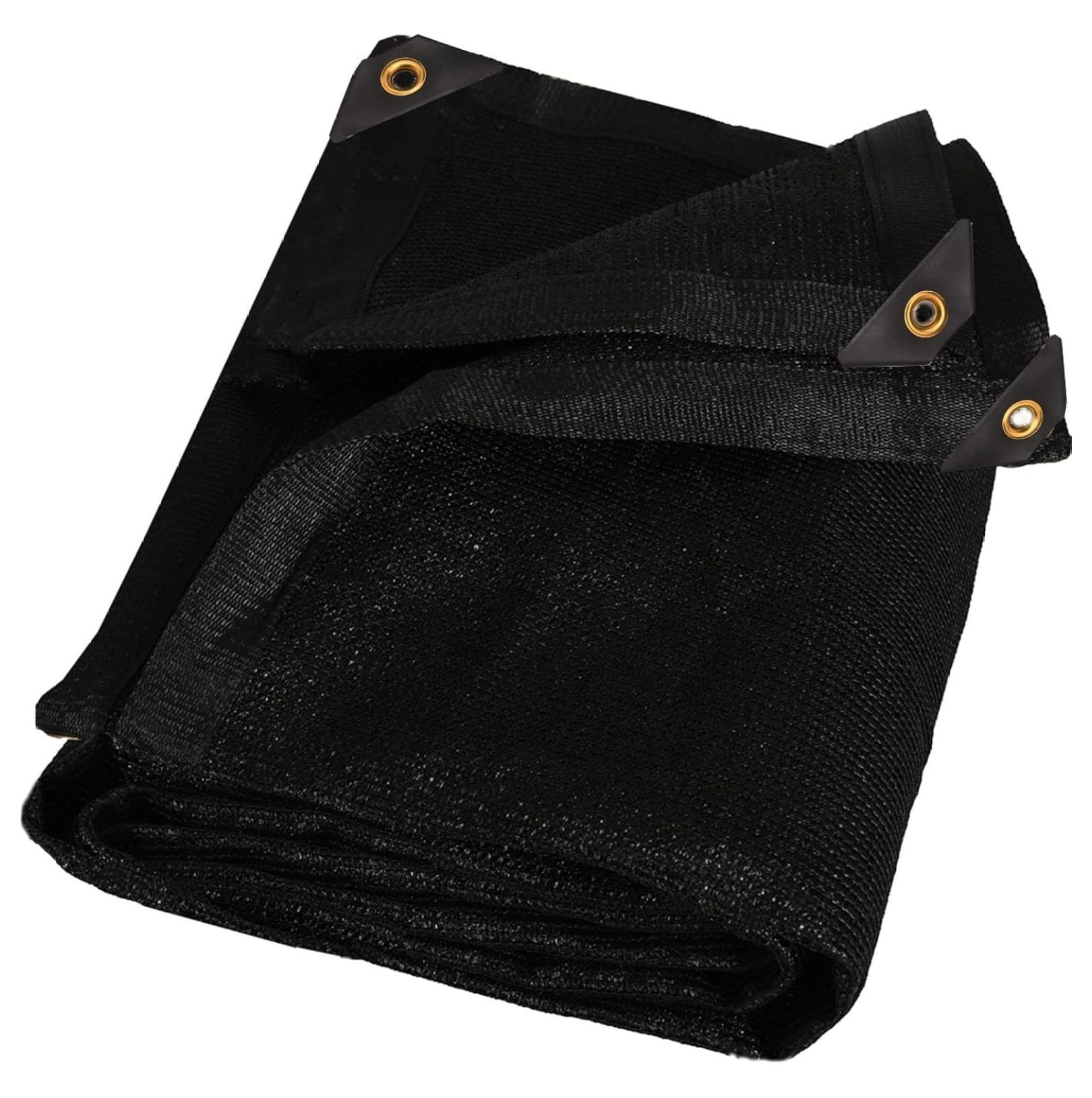 90% Black 10 ft X 16 ft Heavy Duty Shade Mesh Tarp Shade Cloth Taped ...
