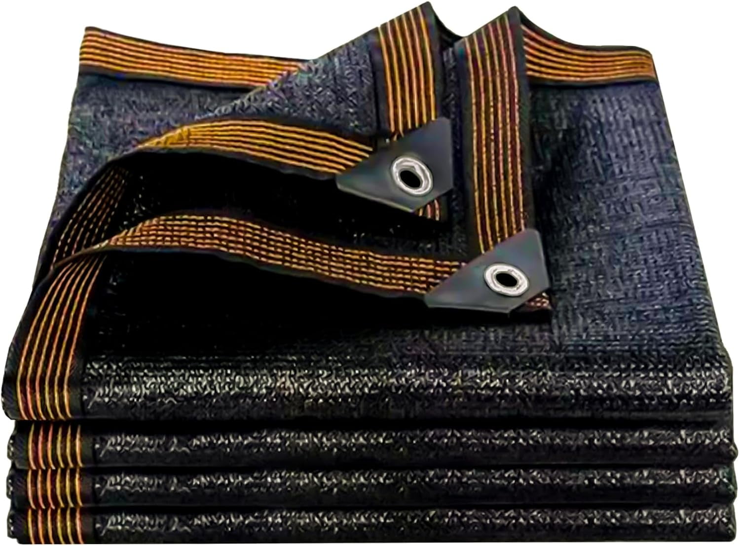 90% Black Shade Cloth for Patio, Mesh Tarp Sun Shade Cloth with ...