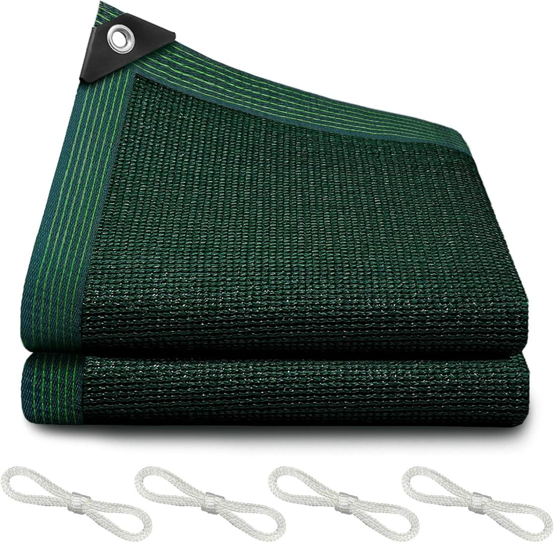 90% Blackish Green Shade Cloth for Garden, 10x20FT Resistant Garden Sun ...