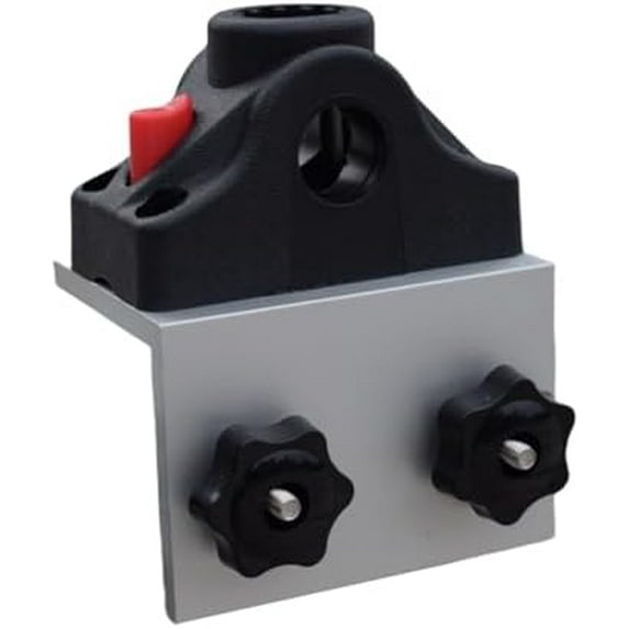90° Boat Track System Bracket Deck/Side Mount Rod Holder, Aluminum Boat ...