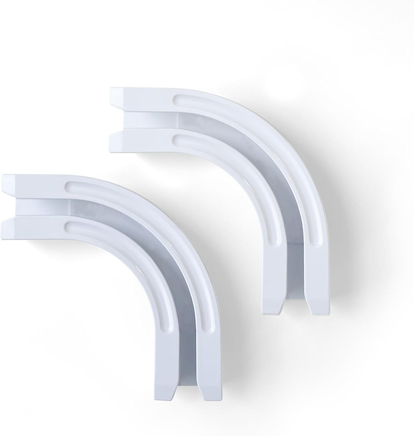 90° Curved Connectors for Track Curtains Ceiling Mount/Wall Mount ...