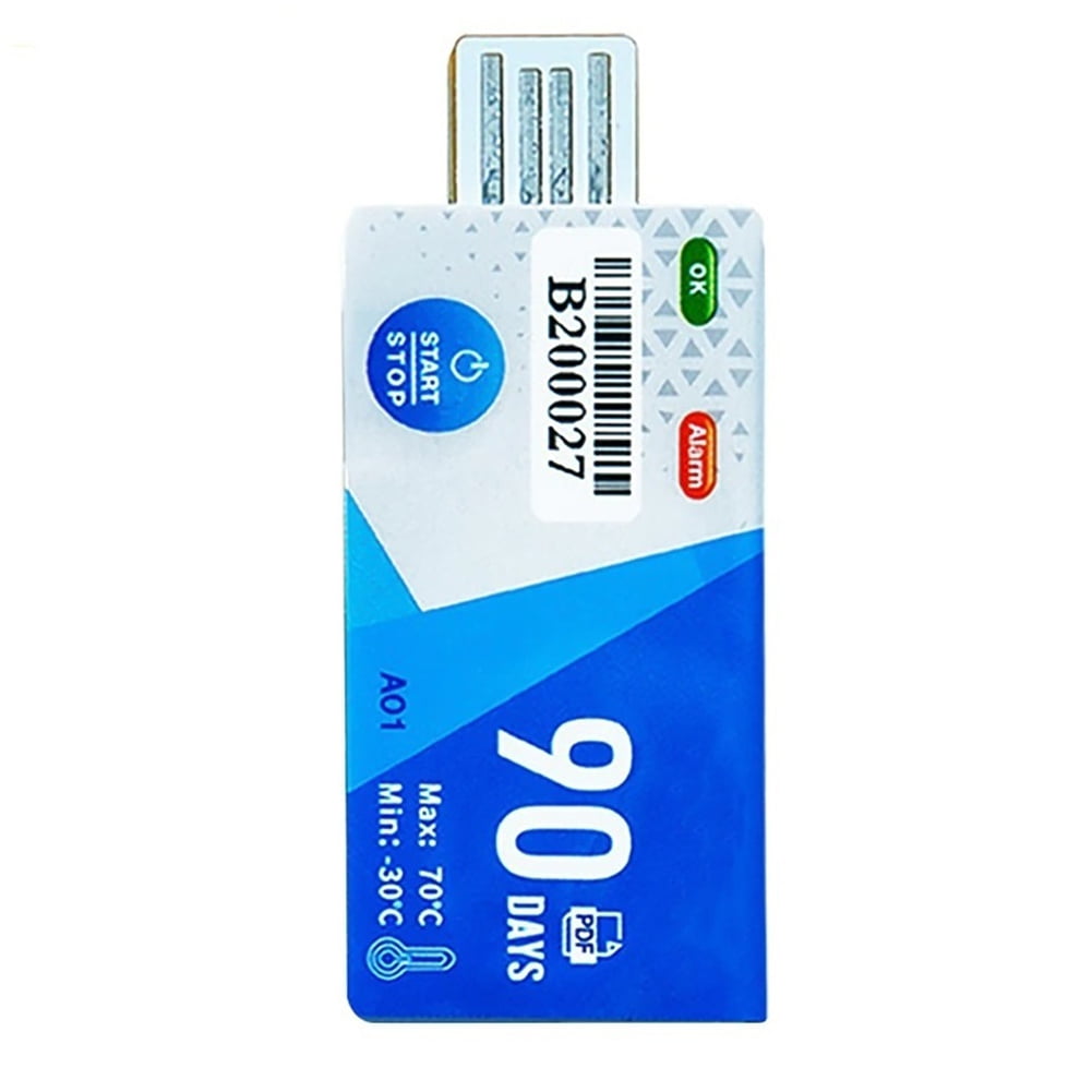 90 Days USB Interface Temperature Logger Data Logger for Warehouse ...