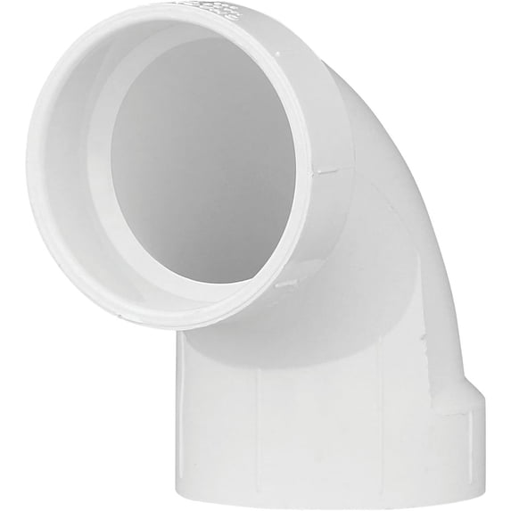 90 Deg. Schedule 40 Sanitary PVC Elbow - Single Pack - Walmart.com