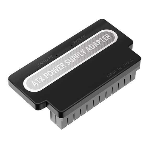 90 Degree 24Pin Motherboard Power Connector, Male to Female Power ...