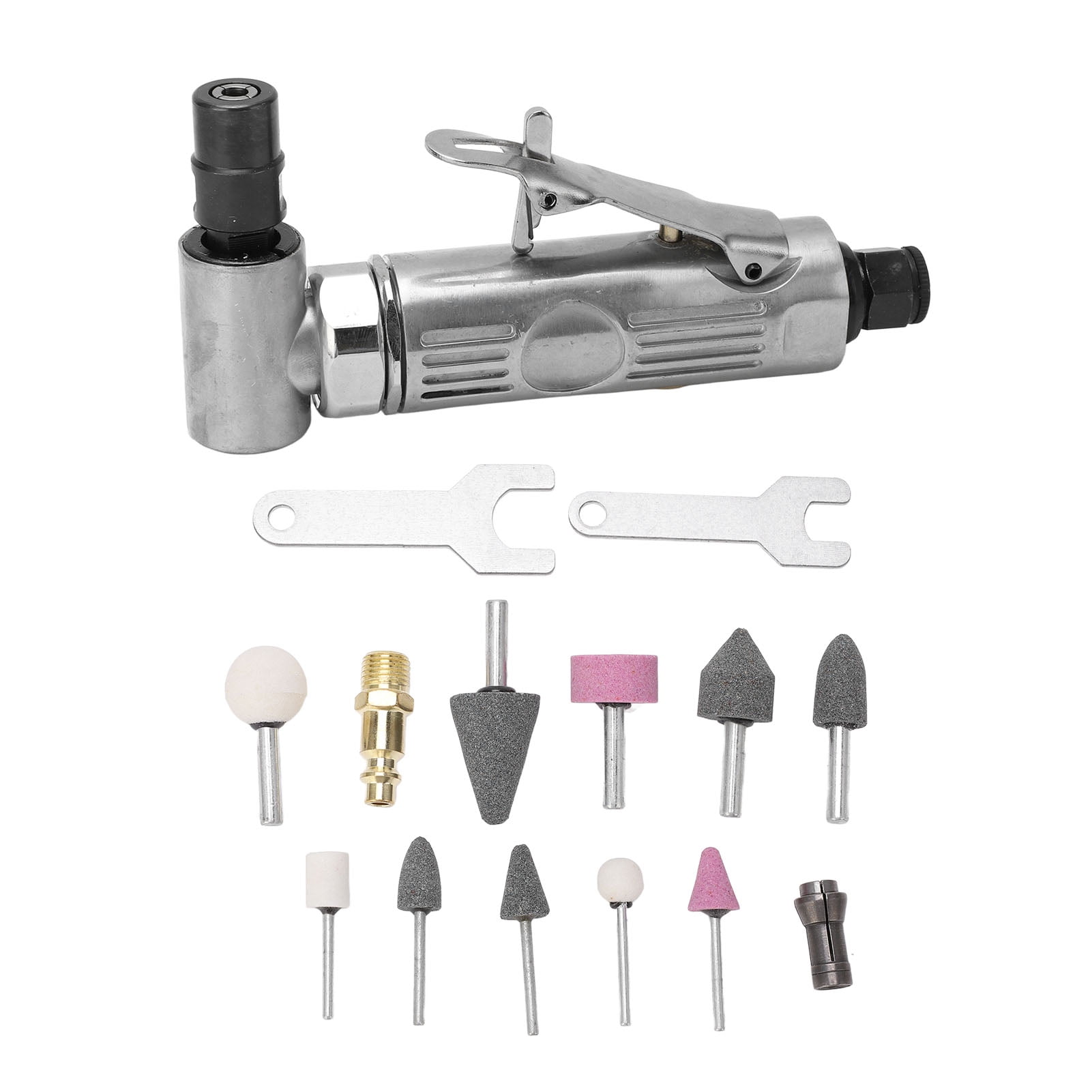 90 Degree Air Die Grinder & Right Angle Pneumatic Engraving Machine Kit ...