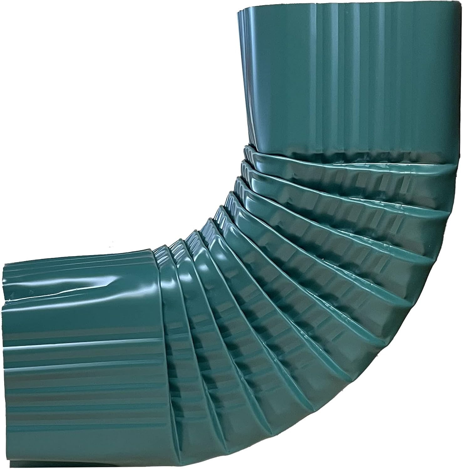 90 Degree Aluminum Downspout Gutter Elbow B, 3x4 Inches, Grecian Green ...