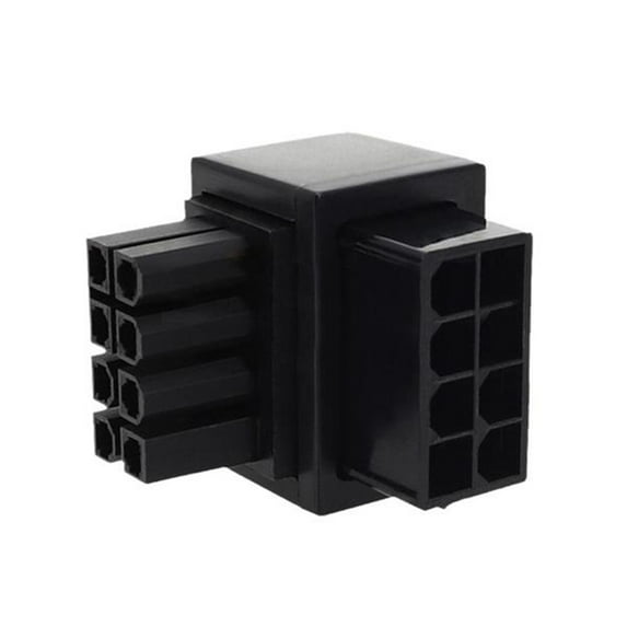 90 Degree Angle 8Pin GPU Power Female to Male Adapter for 8pin Port ...