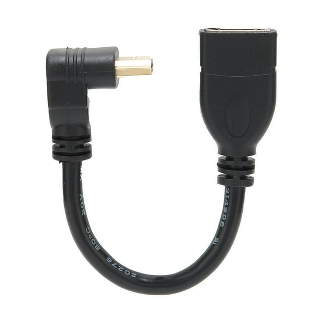 90 Degree Angle HD Multimedia Interface Male to Female Adapter ...