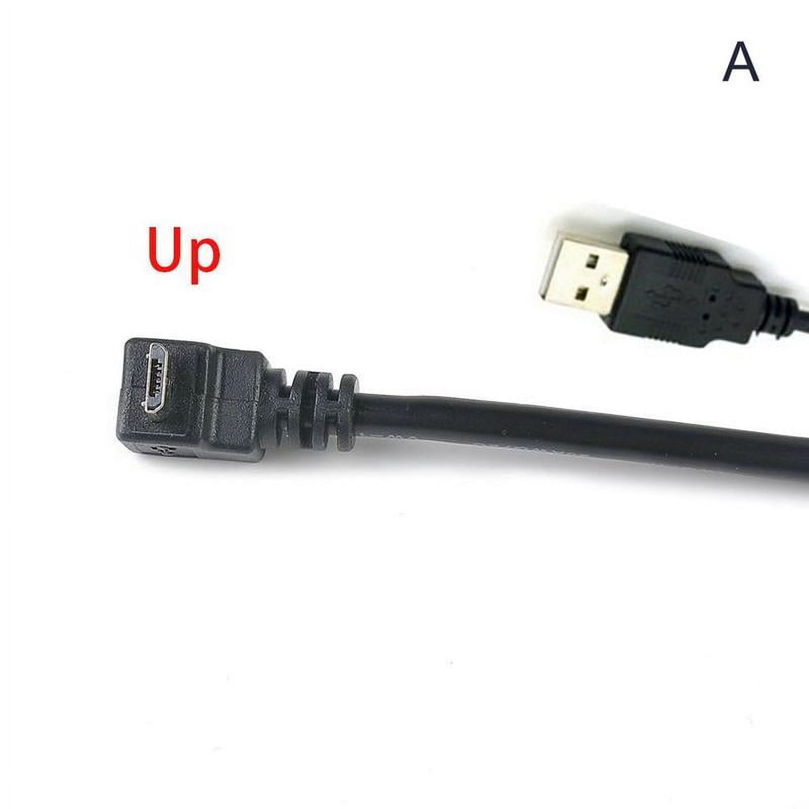 90 Degree Angle USB 2.0To Left Right Micro Usb Cable Usb Cable For ...