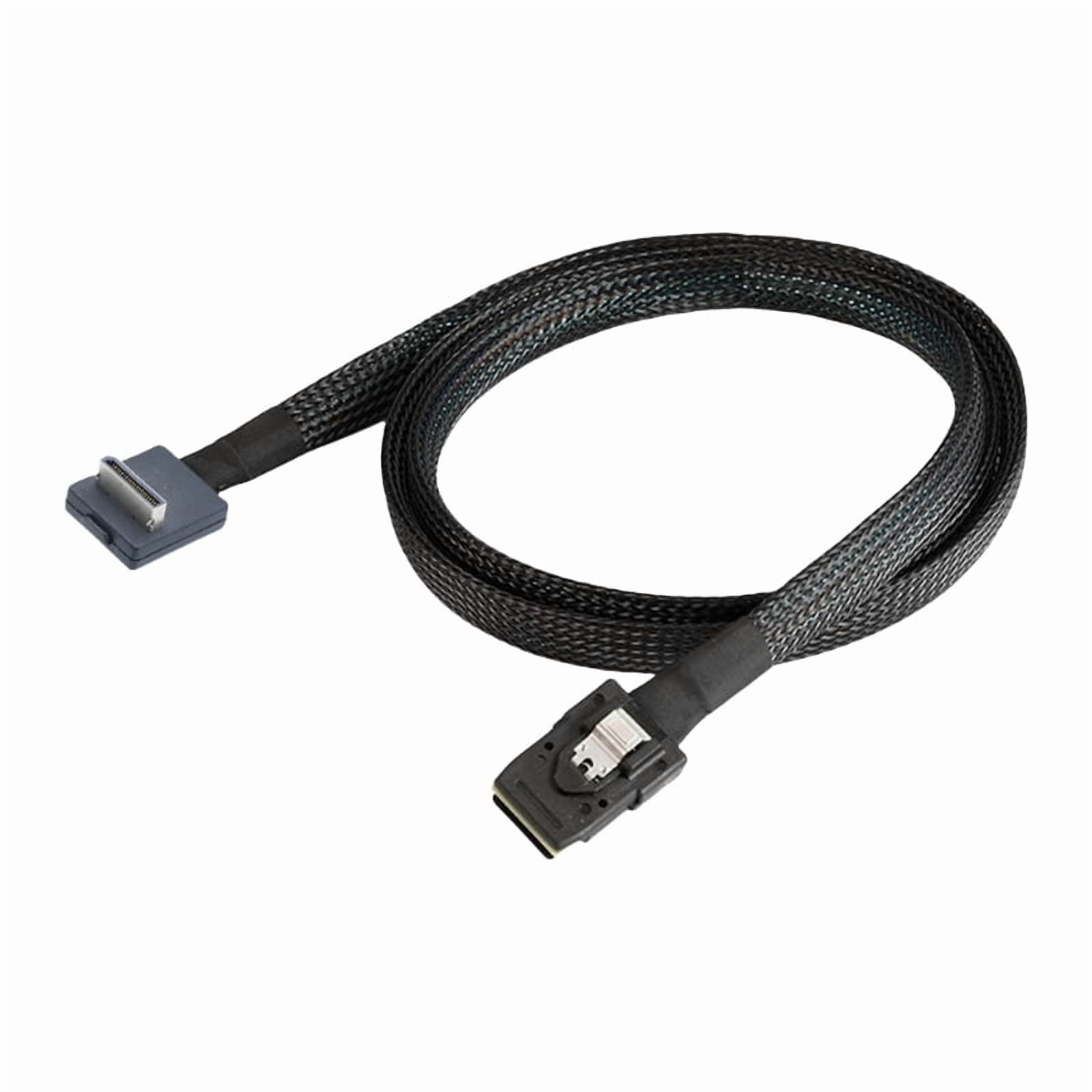 90 Degree Angled PCIE Oculink SFF 8611 To SFF 8087 Server Adapter Cable ...