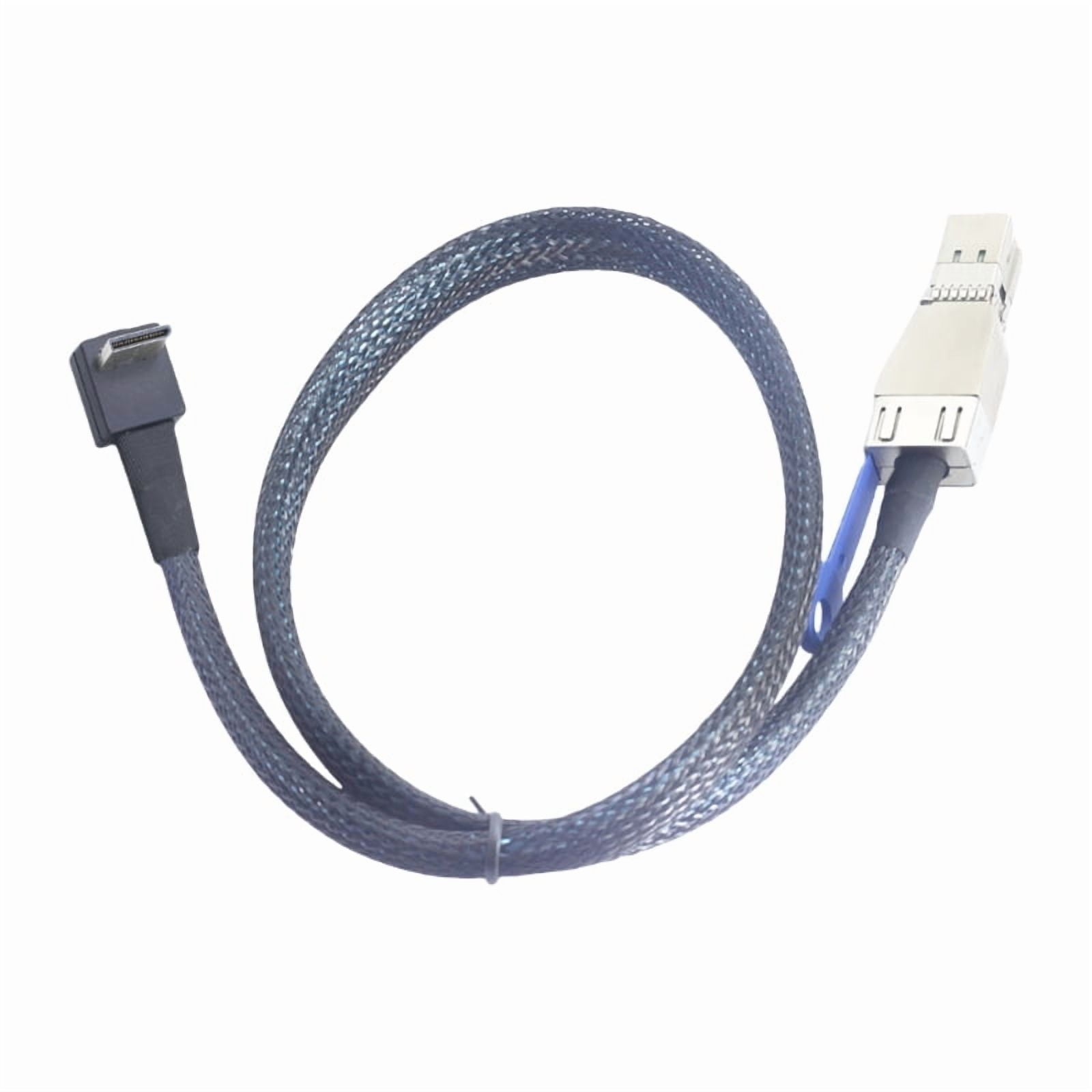 90 Degree Angled PCIE Oculink SFF 8611 To SFF 8644 4i Server Adapter ...