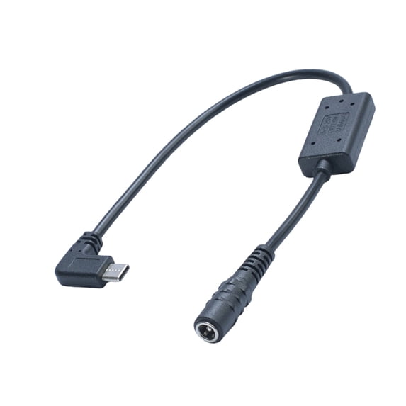 90 Degree Angled/Straight Head Type C Charging Cable DC5.5x2.1mm Female ...