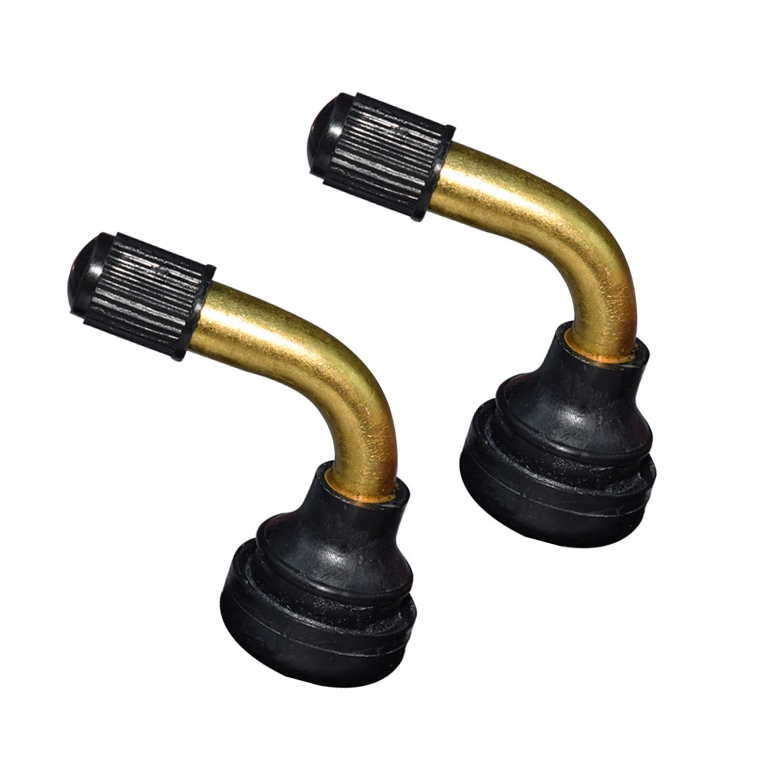 90 Degree Bent Rubber Base Tire Valves Stem PVR40 50 60 70 Wheel Tyre ...