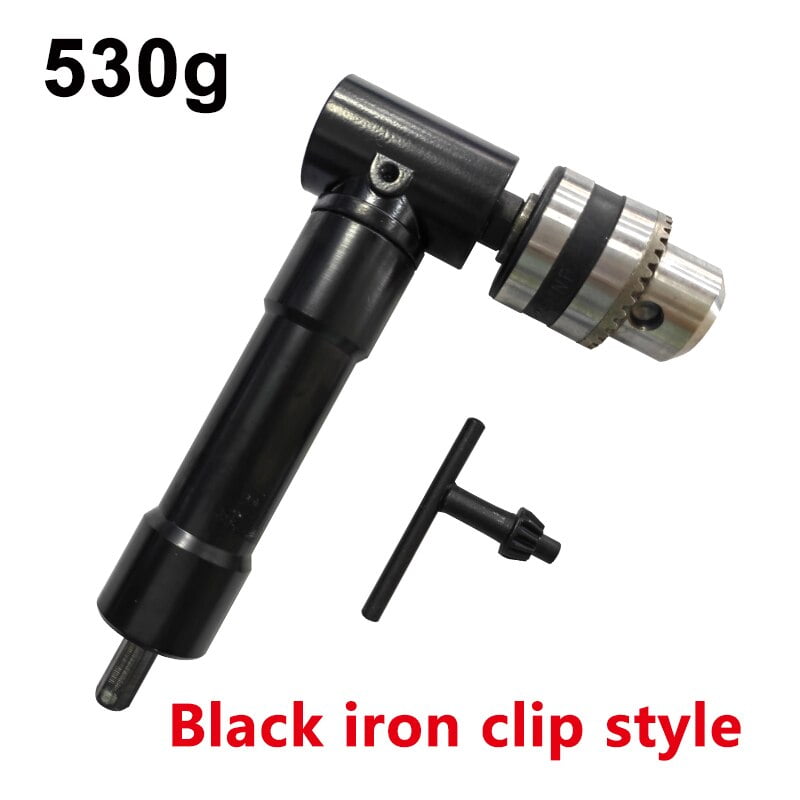 90 Degree Black Right Angle Electric Drill Corner Tool Aluminum Alloy ...