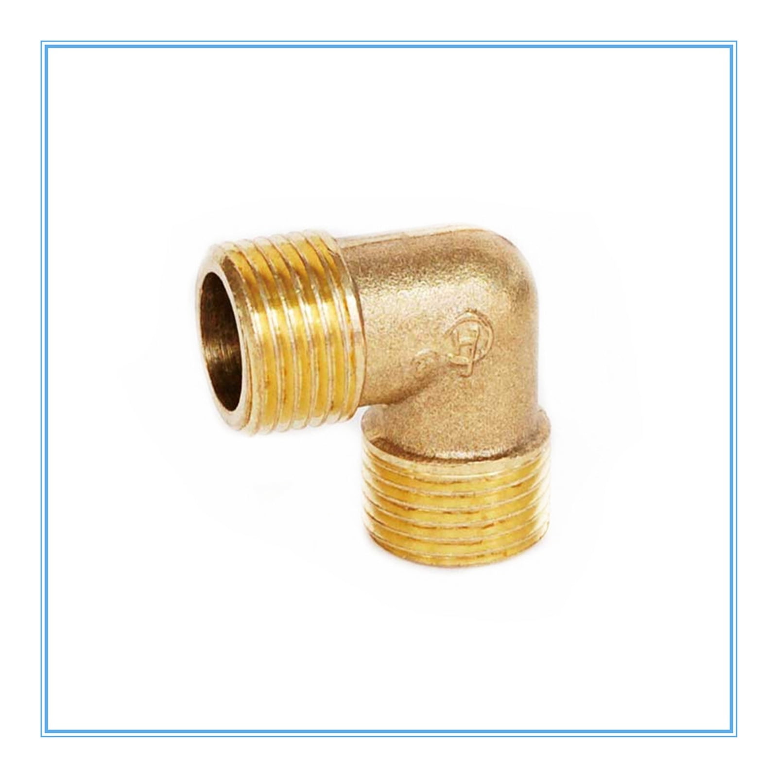 90 Degree Brass Tube Fitting Adapter,1/8" 1/4" 3/8" 1/2" BSP Elbow Pipe ...
