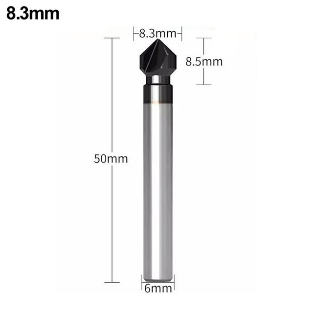 90 Degree Chamfer Chamfer Cutter For Machining Processing Soft ...