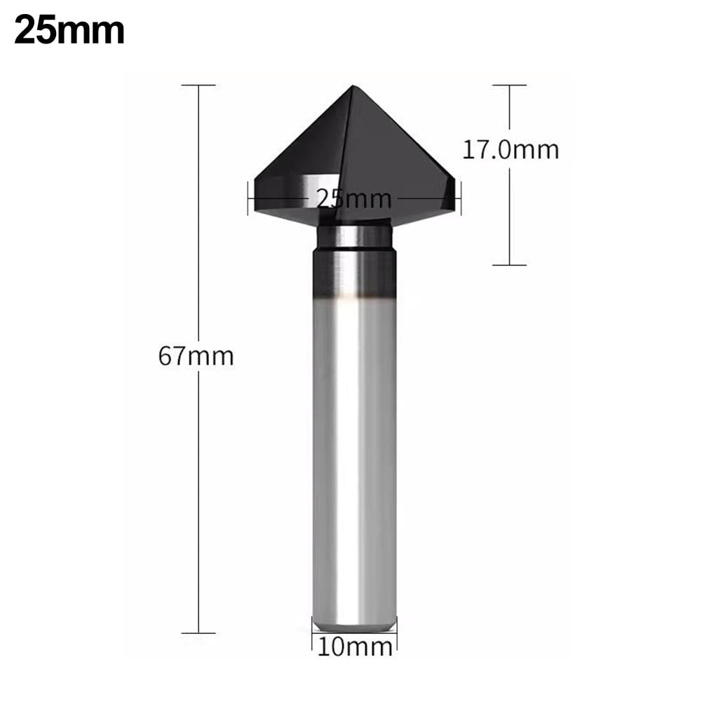 90 Degree Chamfer Chamfer Cutter For Machining Processing Soft ...
