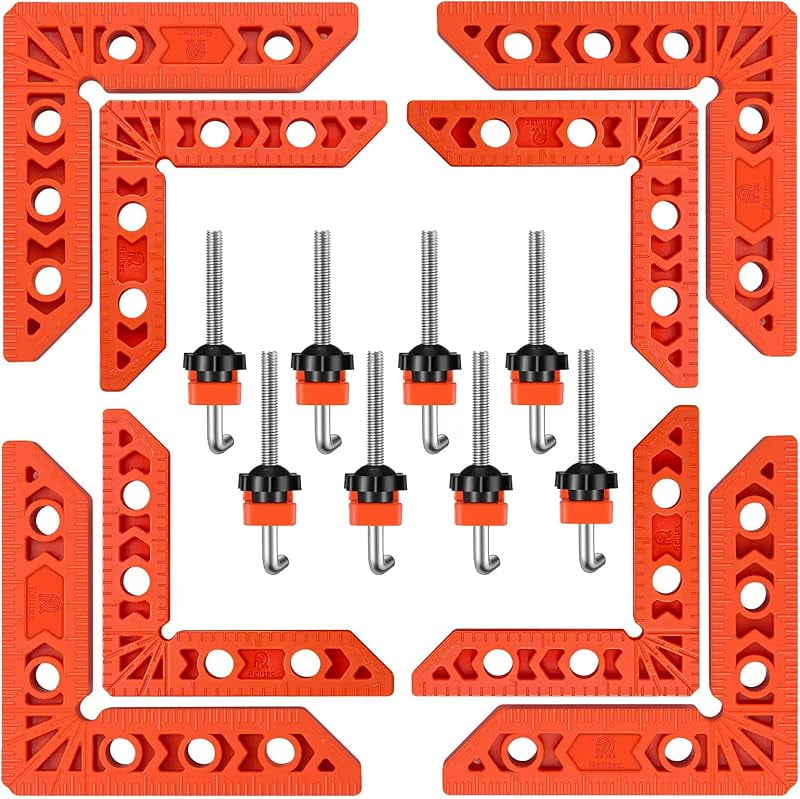 90 Degree Clamp, Corner clamps, (3" 4") x 8 Right Angle Clamp, Clamping ...
