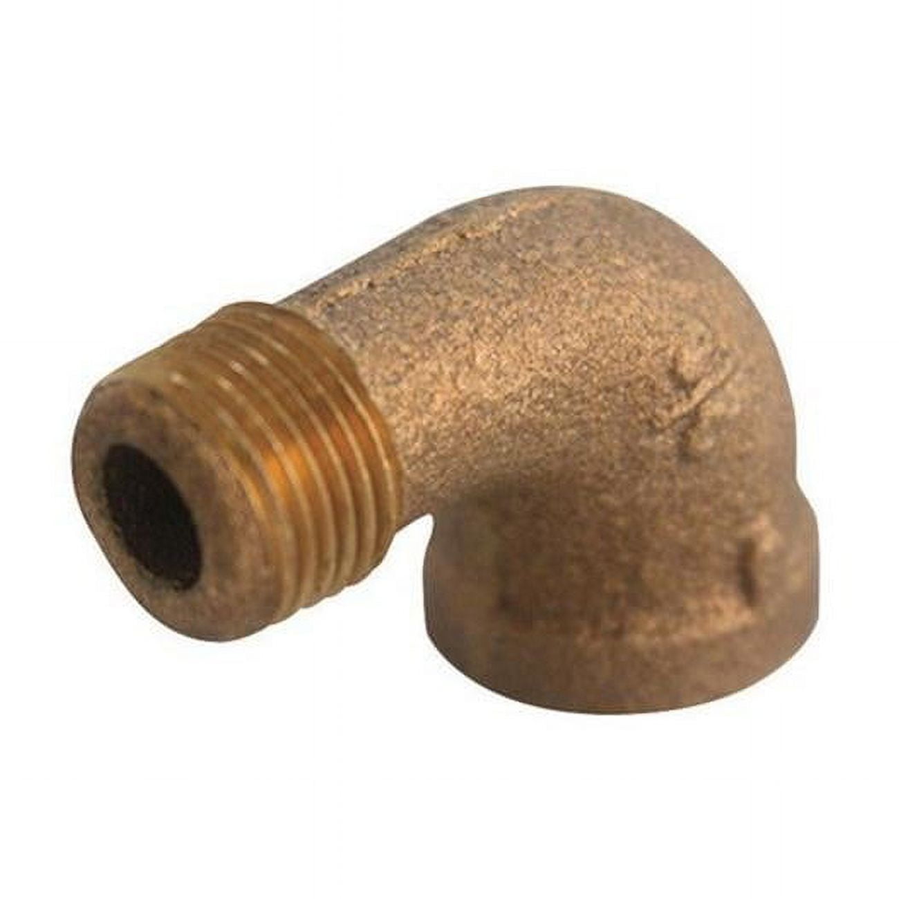 90 Degree Compression 0.5 in. FPT x 0.5 in. MPT Red Brass Street Elbow ...