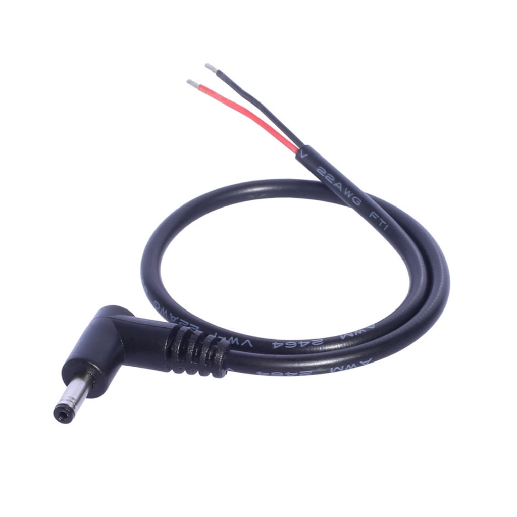90 Degree Connector Cable 3.5x1.35mm Plug 3.5mmx1.35mm Male Charging ...