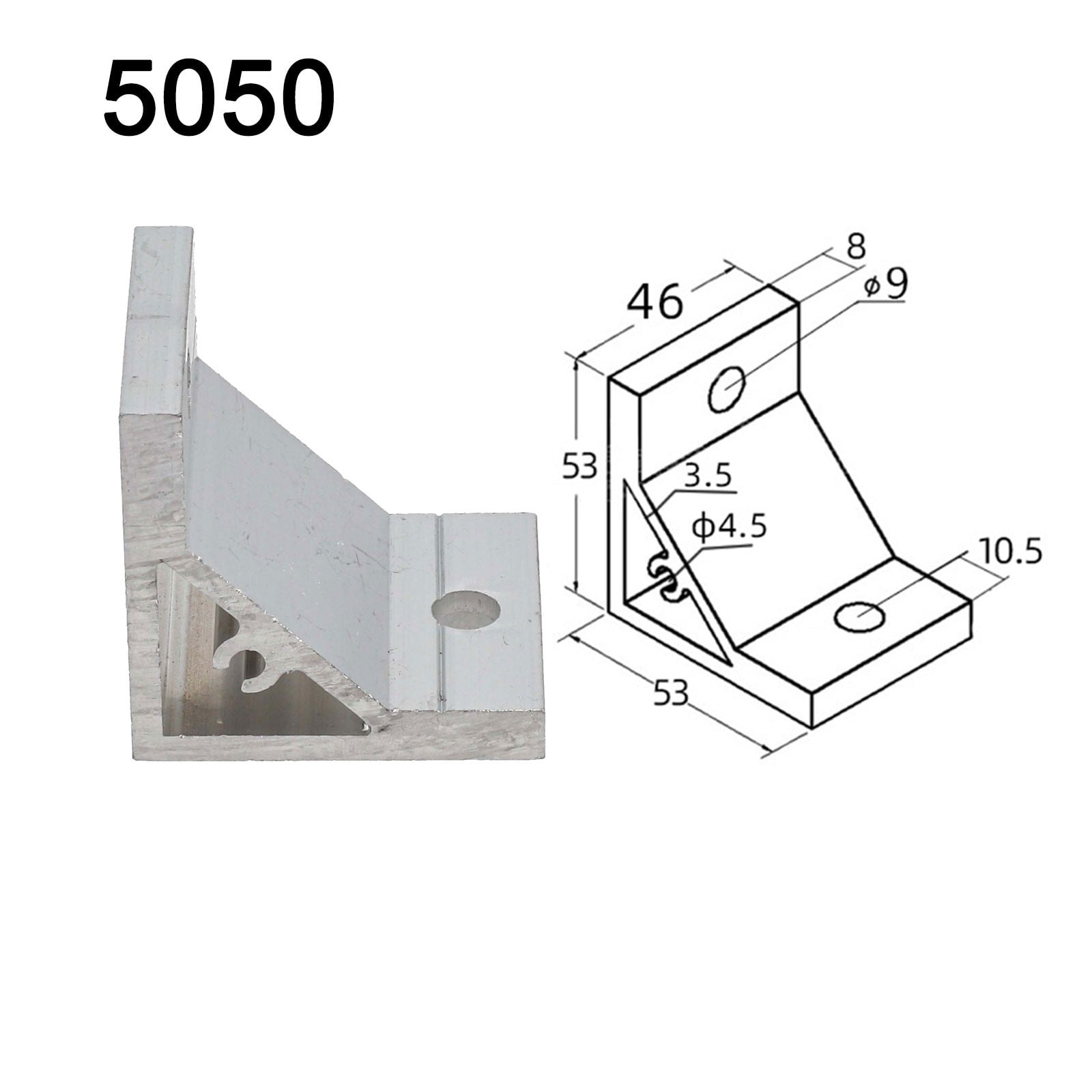 90 Degree Corner Angle Bracket Connection Joint Fastener For Aluminum ...