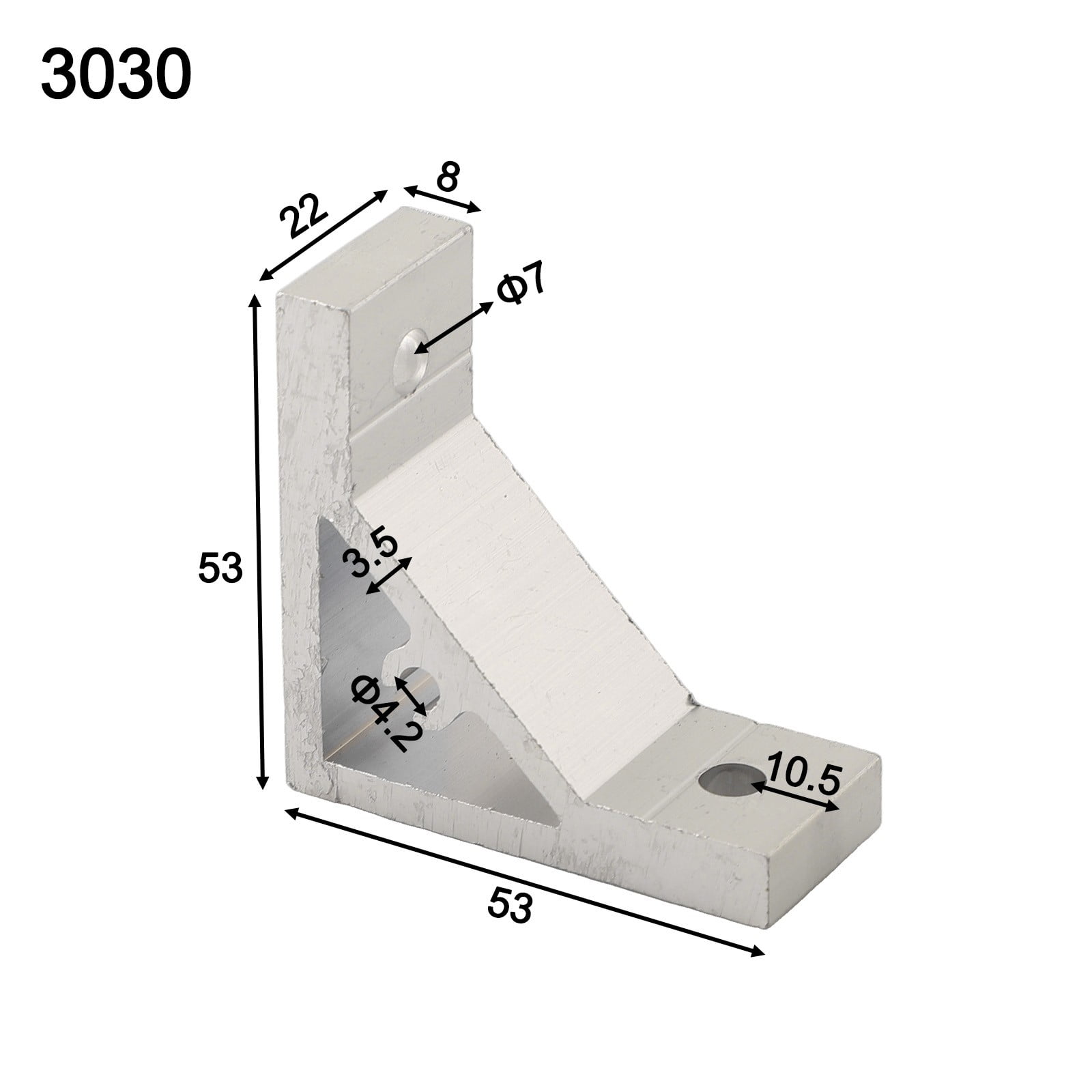 90 Degree Corner Angle Bracket Connection Joint Fastener For Aluminum ...