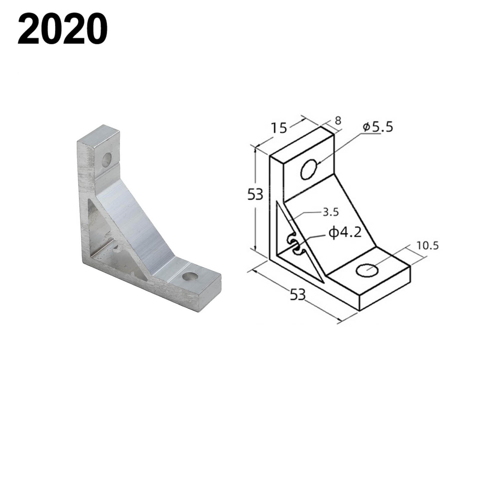 90 Degree Corner Angle Bracket Connection Joint Fastener For Aluminum ...