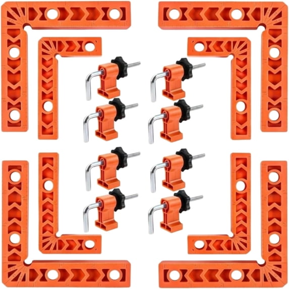 90 Degree Corner Clamp & Positioning Square Set, 90° Positioning Clamp ...