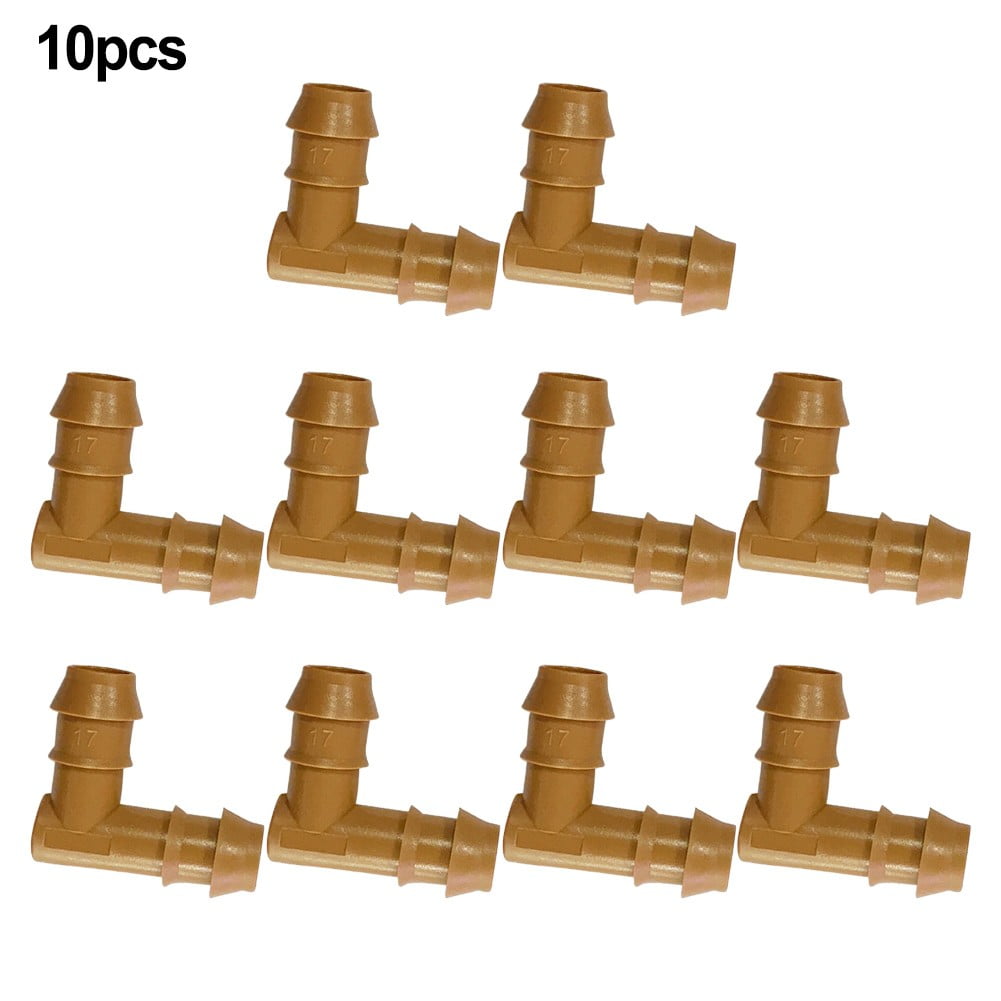 90 Degree Corner Drip Irrigation Barbed Elbow Fittings Fits 1/2 Inch ...