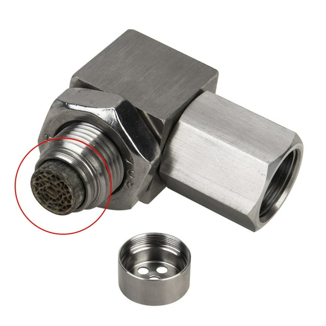90 Degree Detachable Mini-catalytic Converter Sensor Automotive ...