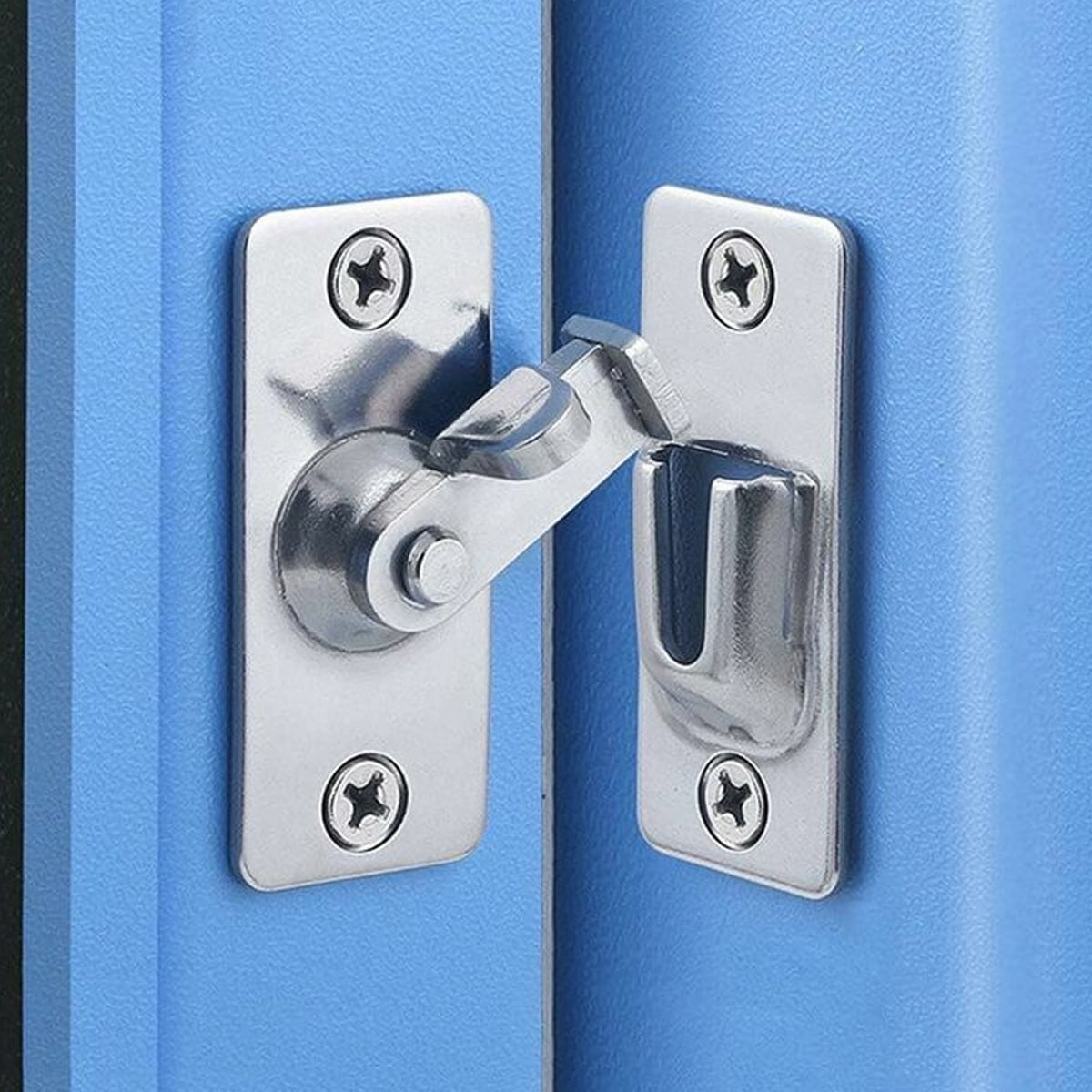 90 Degree Door Lock Latch, Stainless Steel Safety Angle Lock Latch ...