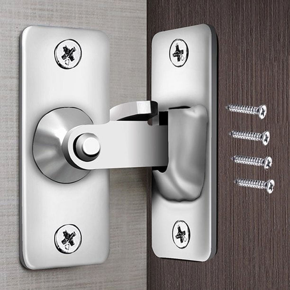 90 Degree Door Lock Right Angle Door Latch Bolt Stainless Steel Sliding ...