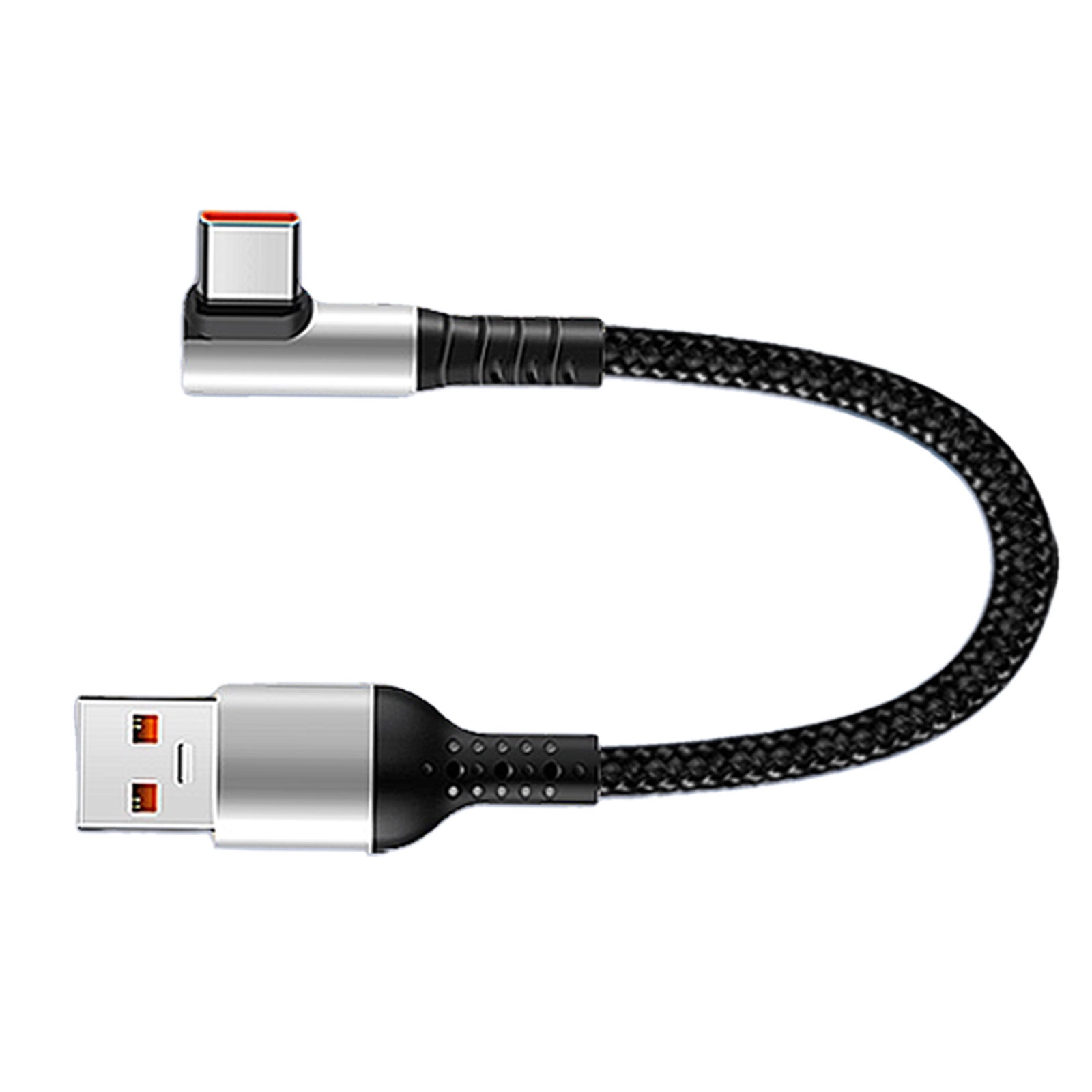 90 Degree Elbow USB to Type C Charging Cord with 480Mbps Sync for ...