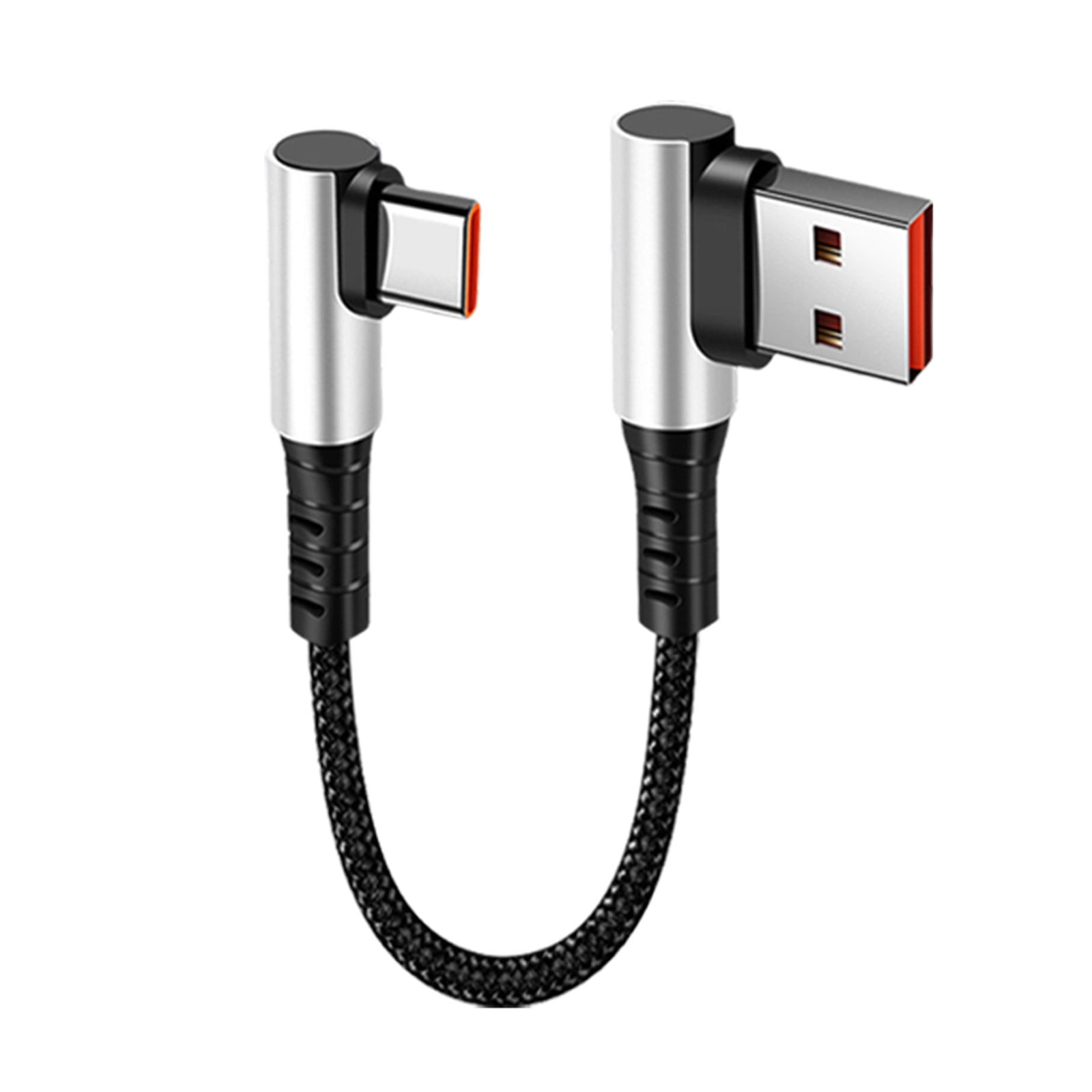 90 Degree Elbow USB to Type C Charging Cord with 480Mbps Sync for ...