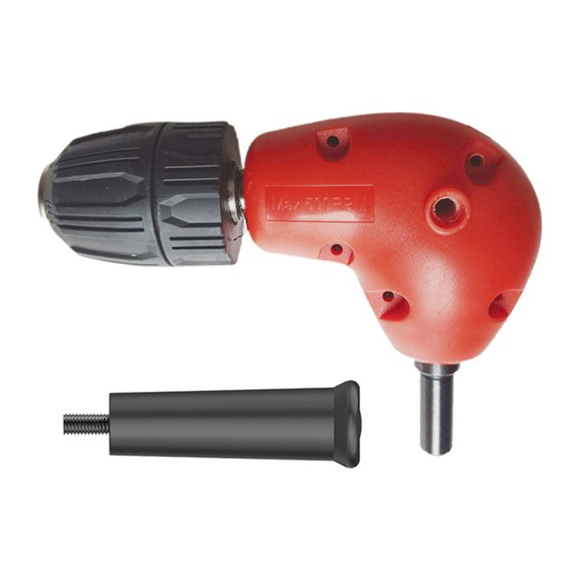 90 Degree Electric Drill Extension Right Angle Bender 3 Jaw Drill ...