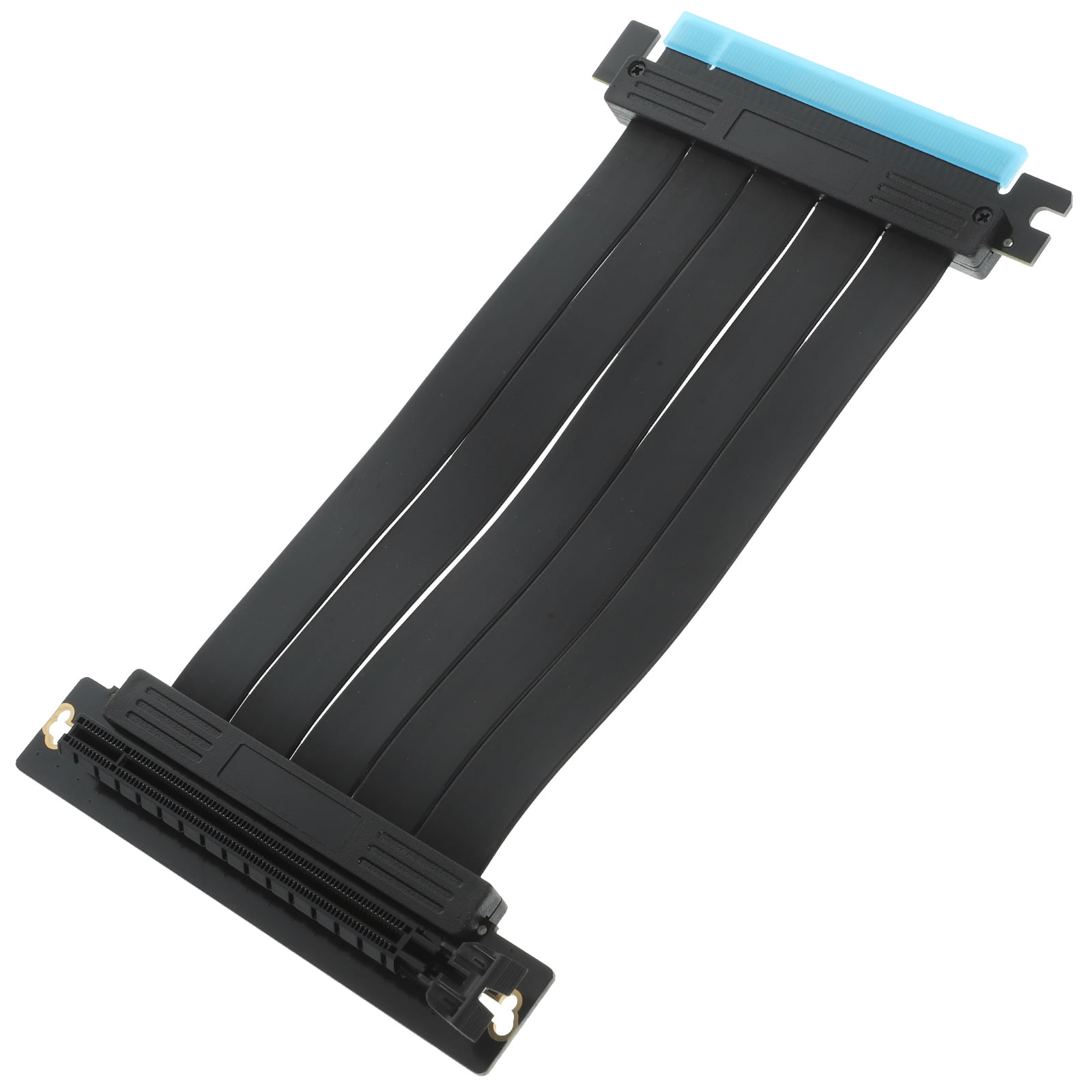 90 Degree Extension Cord PCI Express Riser Cable Adapter Black ...