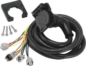 90 Degree Fifth Wheel Adapter Harness, 7-Way Flat Pin Connector ...