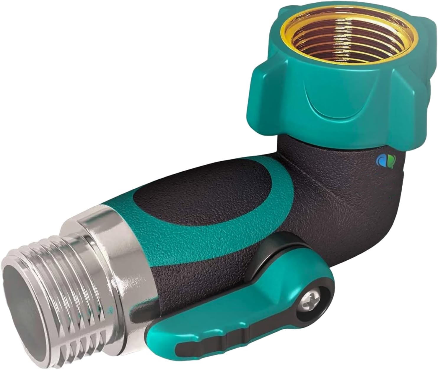 90 Degree Hose Elbow Angle Connector with Shut Off Valve - 2023 Heavy ...