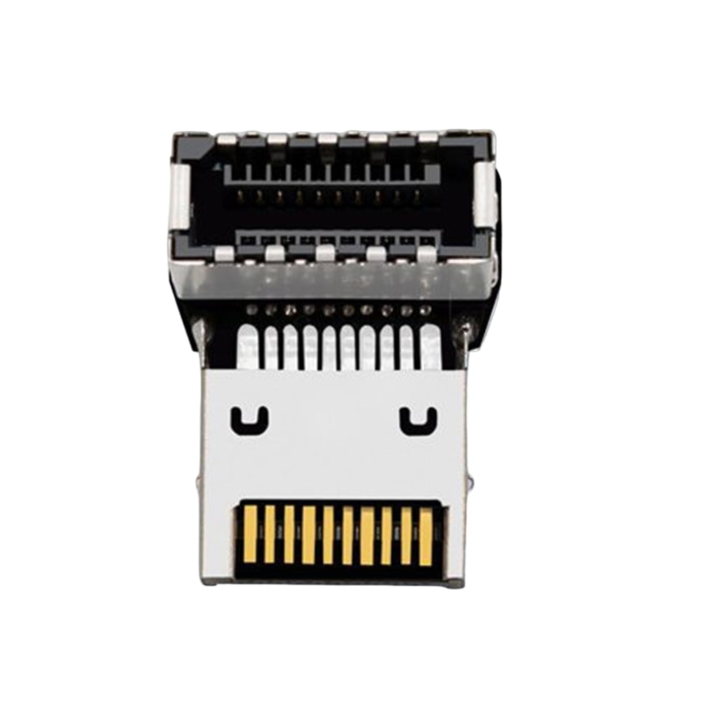 90 Degree L Shaped USB3.1 Type E to Type C Converter Optimizes Internal ...