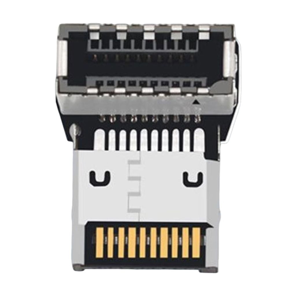 90 Degree L Shaped USB3.1 Type E to Type C Converter Optimizes Internal ...