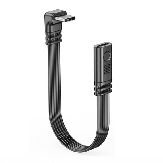 90 Degree L-shaped Cable Elbow/Straight Head TypeC Power Cord ...