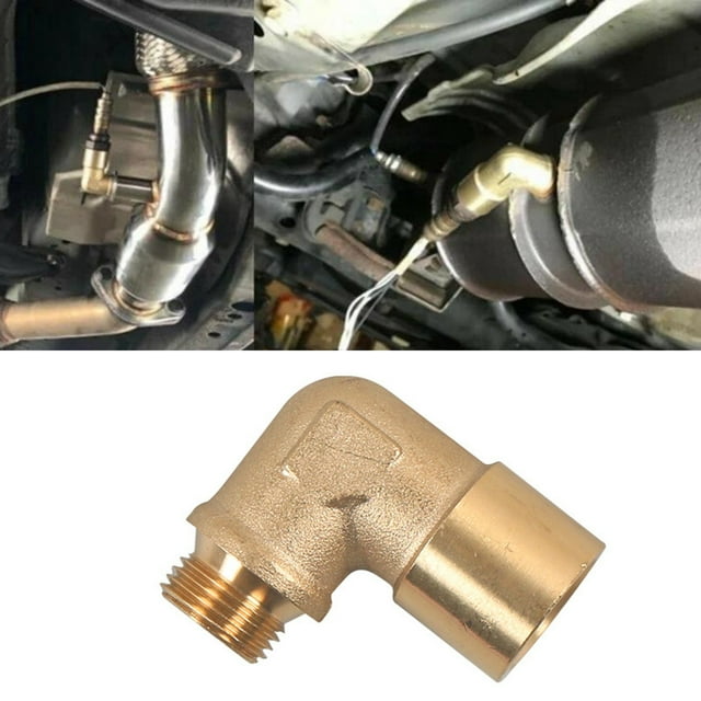 90 Degree M18X1.5 02 Bung Extension Car Sensor Angled Extender Spacer ...