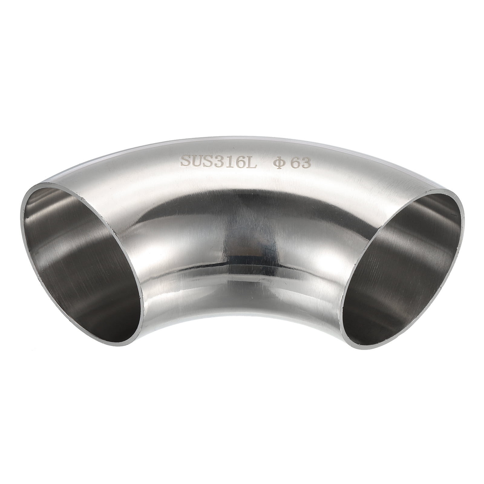 90 Degree Mandrel Bend Elbow, 2 1/2 Inch OD Steel Exhaust Elbow Exhaust ...