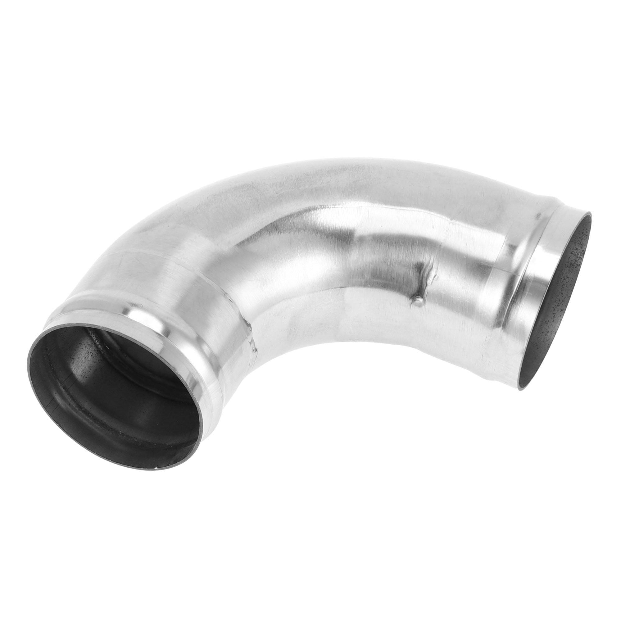 90 Degree Mandrel Exhaust Tube with Bead Roll DIY Custom Car Modified ...