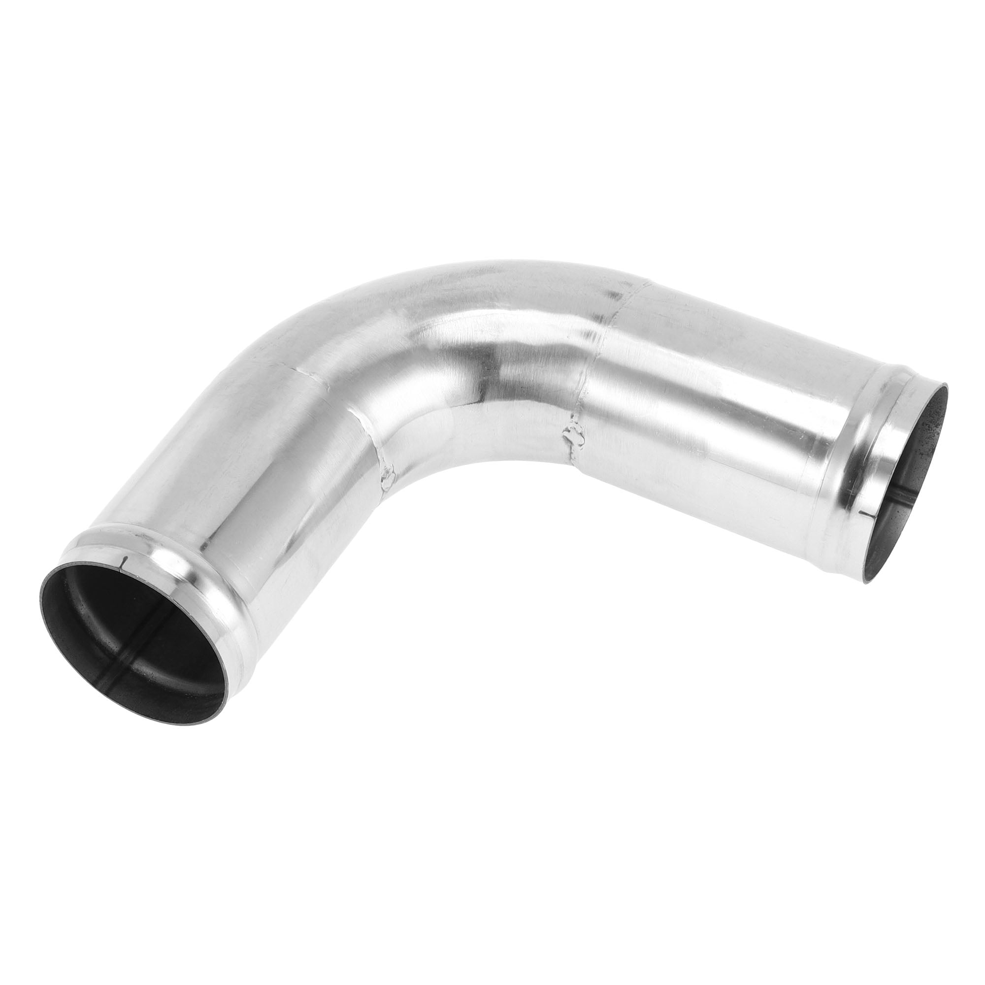 90 Degree Mandrel Exhaust Tube with Bead Roll DIY Custom Car Modified ...