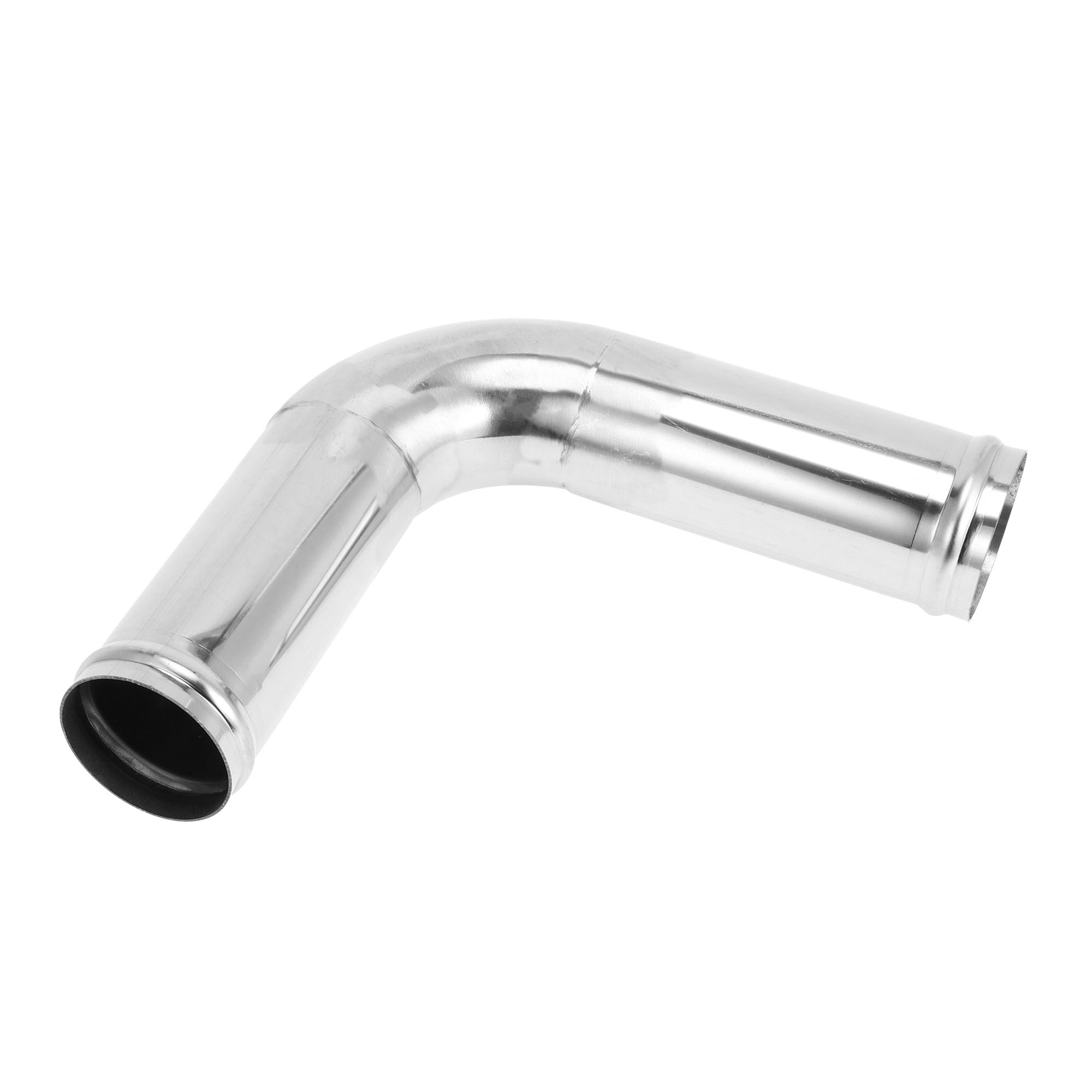 90 Degree Mandrel Exhaust Tube with Bead Roll DIY Custom Car Modified ...