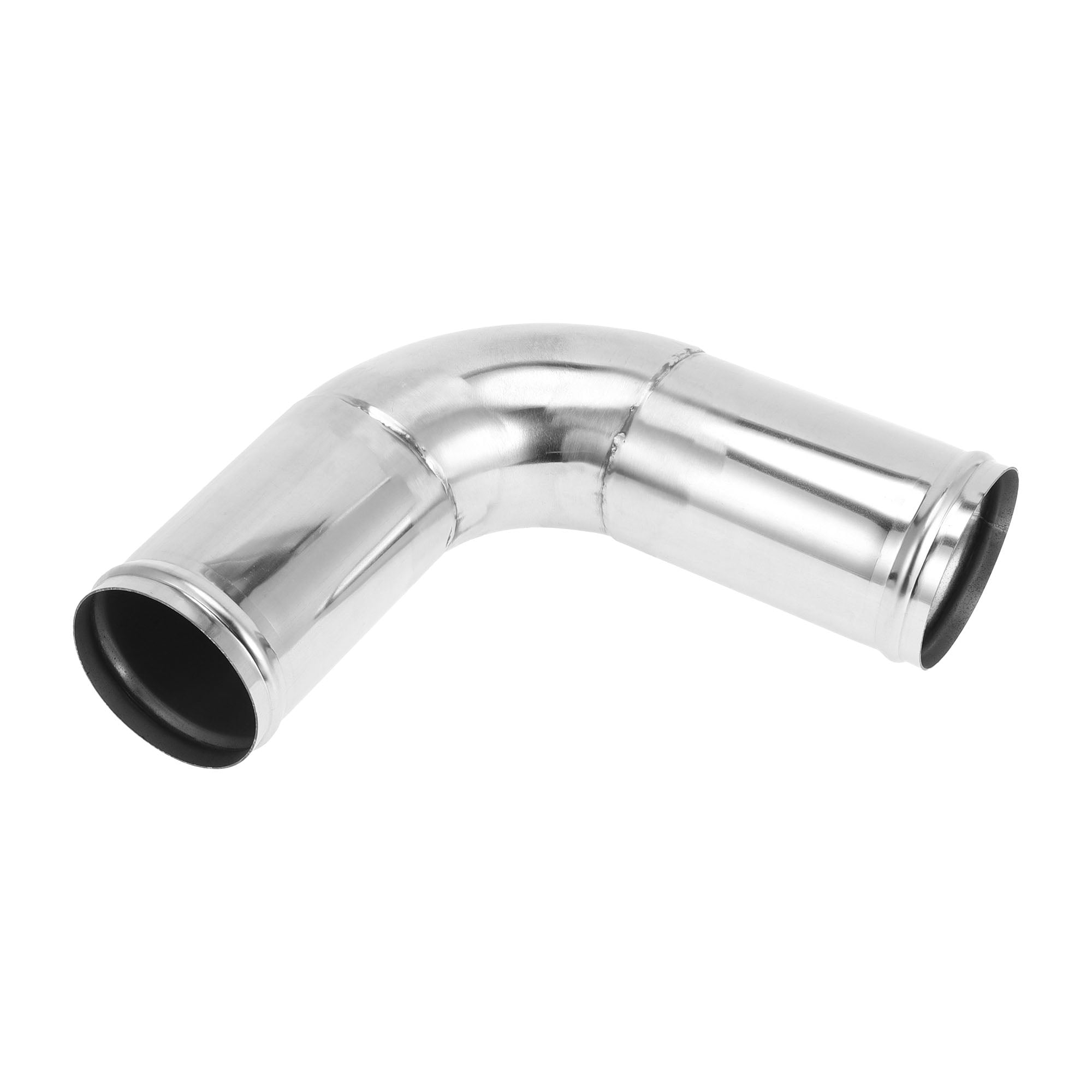 90 Degree Mandrel Exhaust Tube with Bead Roll DIY Custom Car Modified ...