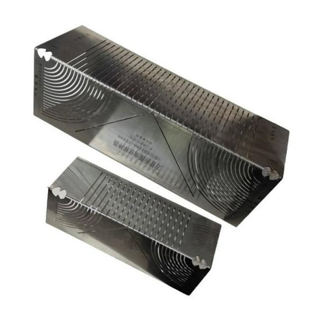 90 Degree Multifunctional Square Tube Rounded Corner Ruler Drawing Tool ...